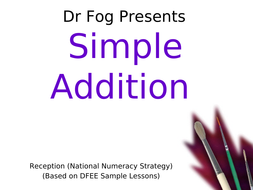 FREE Maths Simple Addition YouTube and PowerPoint Lesson - Reception ...