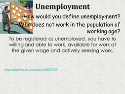 Unemployment introduction | Teaching Resources