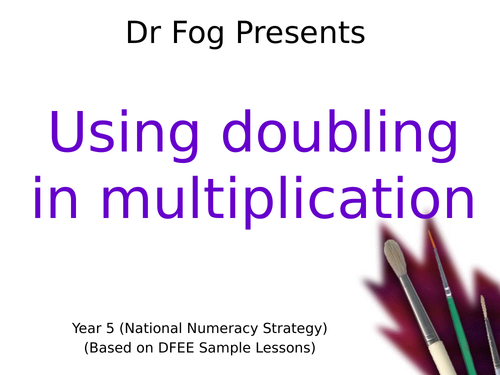 YouTube Using doubling in multiplication Maths Presentation - FREE Year ...