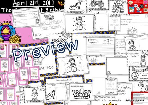Queen Elizabeth's Birthday - Royal Tea and Birthday Pack for EYFS/KS1 ...