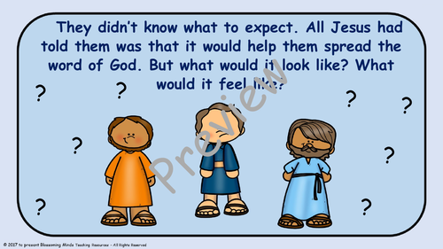 The story of Pentecost presentation | Teaching Resources
