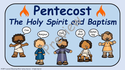 The story of Pentecost presentation | Teaching Resources