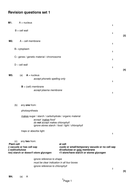 AQA Biology B2 revision questions and answers by topic | Teaching Resources