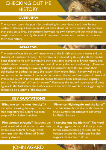 Checking Out Me History Poster | Teaching Resources Checking Out Me History Poster | Teaching Resources