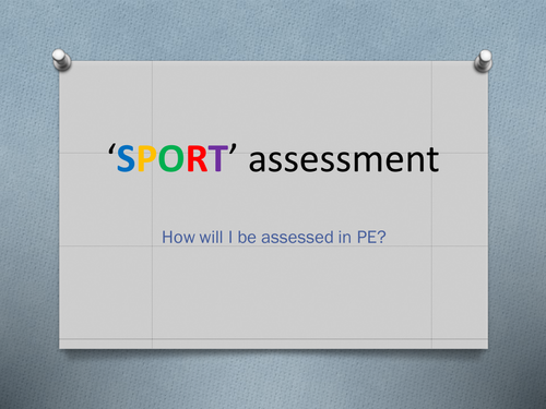 SPORT assessment student PP | Teaching Resources