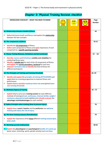 AQA GCSE PE: Whole of Chapter 3 Physical training - Question & answers ...