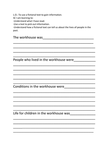 Year 4 Oliver Twist literacy unit | Teaching Resources