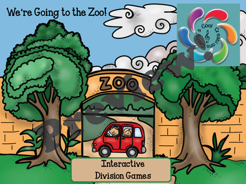 Welcome to the Zoo! Interactive Division Games | Teaching Resources