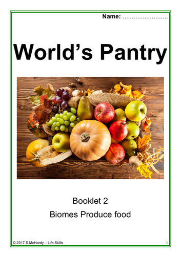 4 x Life Skills Activity Booklets for Sustainable Biomes Year 9 NSW ...