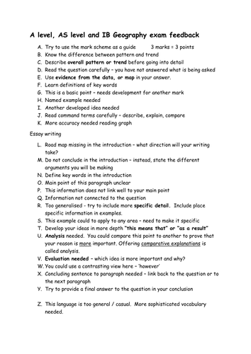 Quick and easy way to give feedback on GCSE and A level exams in ...