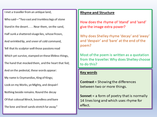 Ozymandias | Teaching Resources