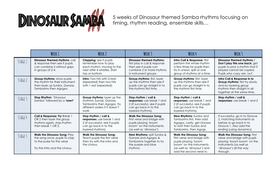 SAMBA | Dinosaur Samba | Teaching Resources