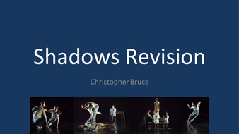 Shadows PowerPoint and Resources GCSE Dance | Teaching Resources