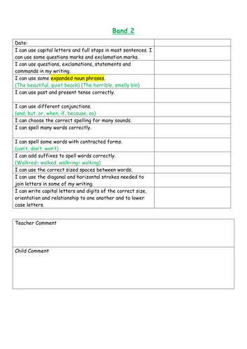 Year 2 expected writing grid | Teaching Resources Year 2 expected writing grid | Teaching Resources