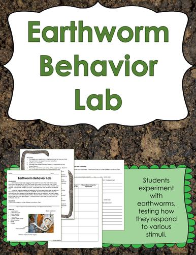 Earthworm Behavior Lab | Teaching Resources