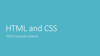HTML, CSS and Javascript - Teacher Presentation | Teaching Resources