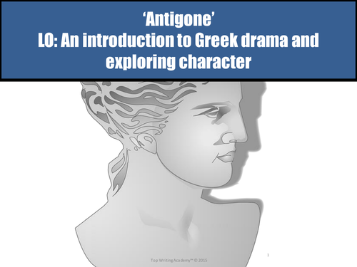 Antigone by Sophocles - KS3 | Teaching Resources