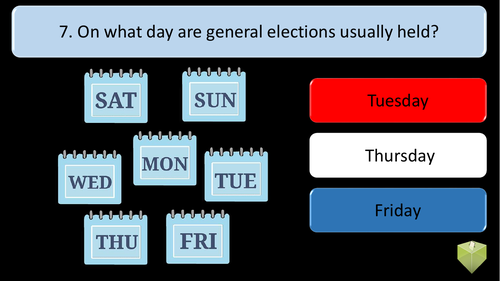 UK Politics Quiz | Teaching Resources