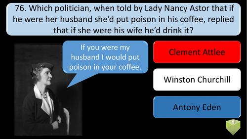 UK Politics Quiz | Teaching Resources