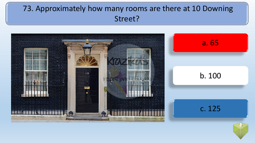 UK Politics Quiz | Teaching Resources
