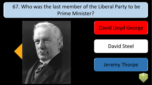 UK Politics Quiz | Teaching Resources