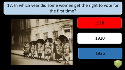 UK Politics Quiz | Teaching Resources