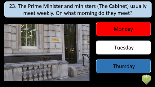 UK Politics Quiz | Teaching Resources