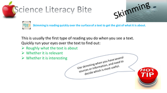 Literacy Bites - Science | Teaching Resources
