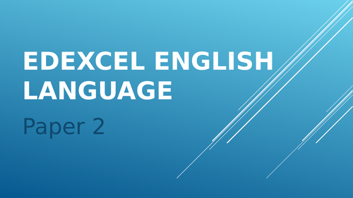 Edexcel English Language GCSE revision and mocks | Teaching Resources