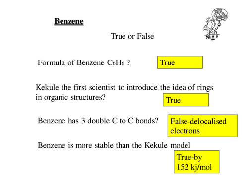 A level chemistry 2 -3 lessons work on Introduction to Benzene-Theory ...