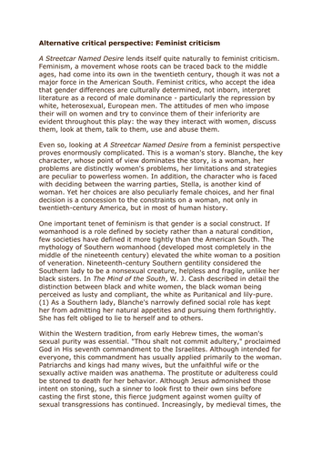 Literary Criticism A-Level - Feminism, Marxism, Psychoanalysis, Queer ...