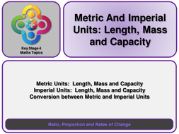 Metric and Imperial Units: Length, Mass and Capacity KS4 by ...