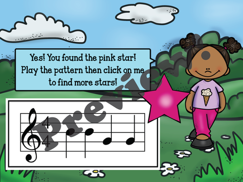 Catie the Rock Star! Interactive Recorder BAG Game for Google Slides ...