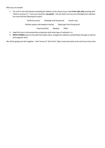 Aqa Igcse Nuclear Physics Revision Lesson Teaching Resources