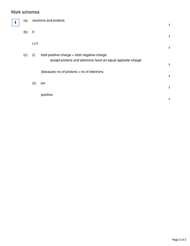 Aqa Igcse Nuclear Physics Revision Lesson Teaching Resources