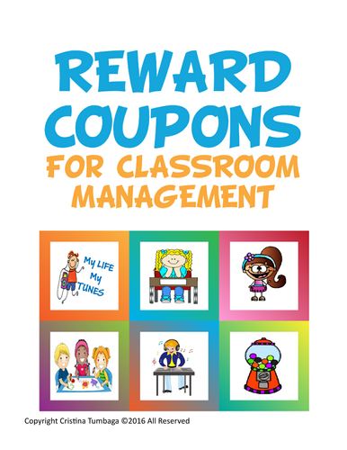 Reward Coupons for Classroom Management | Teaching Resources