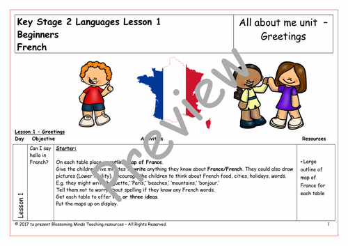 French Greetings lesson and resources | Teaching Resources