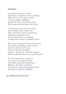 Daffodils by William Wordsworth: PPT, poem and worksheets | Teaching ...