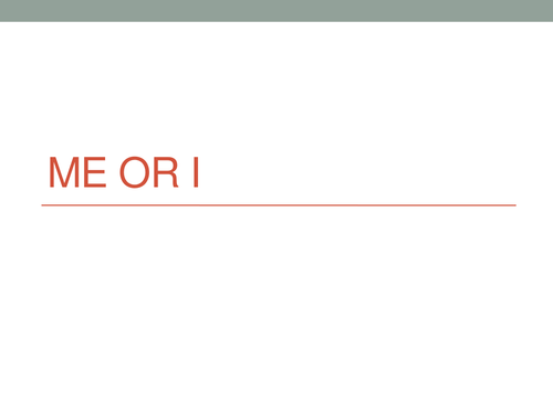 Grammar - Pronouns - Me or I and Whose, Who's whom and who | Teaching ...