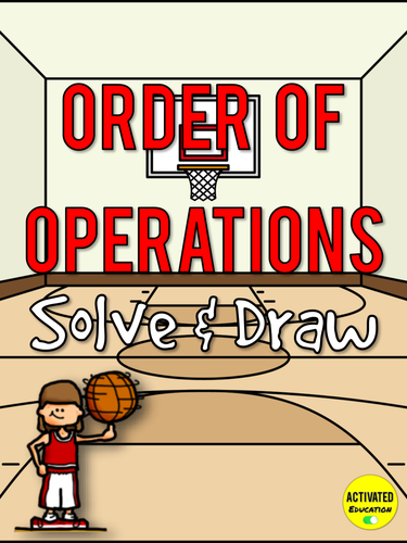 Order of Operations Solve & Draw Activity | Teaching Resources