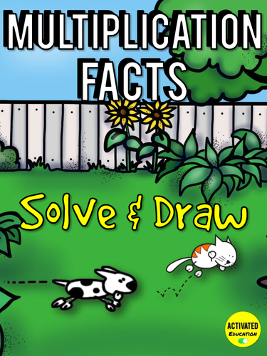 Multiplication Facts Solve & Draw Activity | Teaching Resources Multiplication Facts Solve & Draw Activity | Teaching Resources