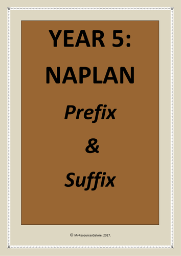 NAPLAN: Year 5 Spelling, Vocabulary & Grammar Bundle | Teaching Resources