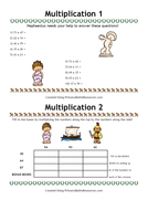 Ancient Greek Themed Multiplication and Division Worksheets for Year 4 ...