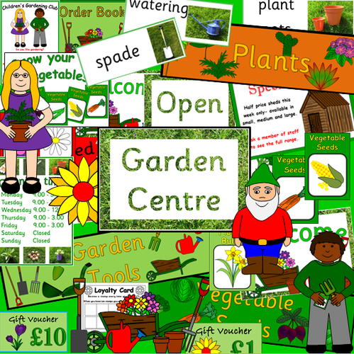 Growing plants bundle plus Garden Centre role play | Teaching Resources