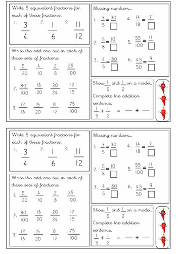 Year 5 Equivalent Fractions Fluency and Reasoning | Teaching Resources Year 5 Equivalent Fractions Fluency and Reasoning | Teaching Resources