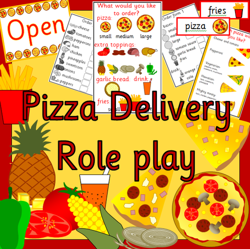 Pizza delivery/ restaurant role play pack | Teaching Resources