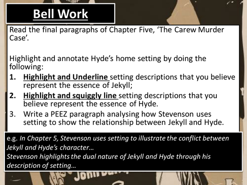 GCSE 'The Strange Case of Dr Jekyll and Mr Hyde' | Teaching Resources