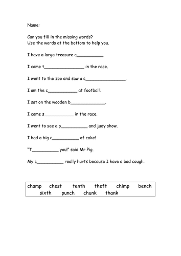 Phase 4 phonics worksheets | Teaching Resources