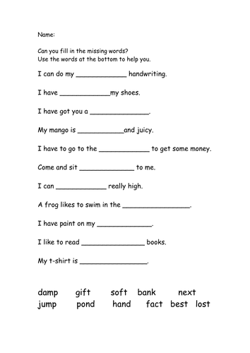 Phase 4 phonics worksheets | Teaching Resources