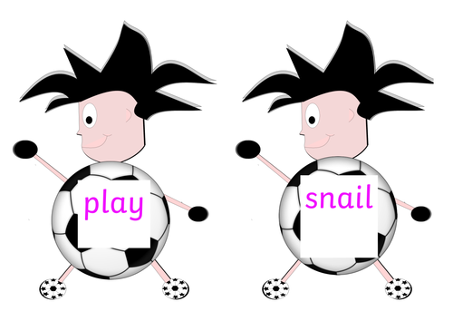 Football phonics 2 games - one with sounds the second with words Year 1 ...